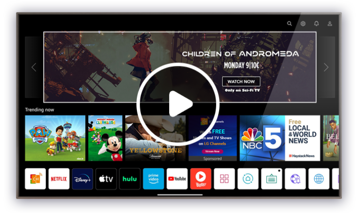 Go Beyond Linear with LG Ads Solutions - CTV Advertising - Streaming Ads